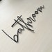 Wire Word bathroom' Wall/door Sign. Wire Art Bathroom - Etsy