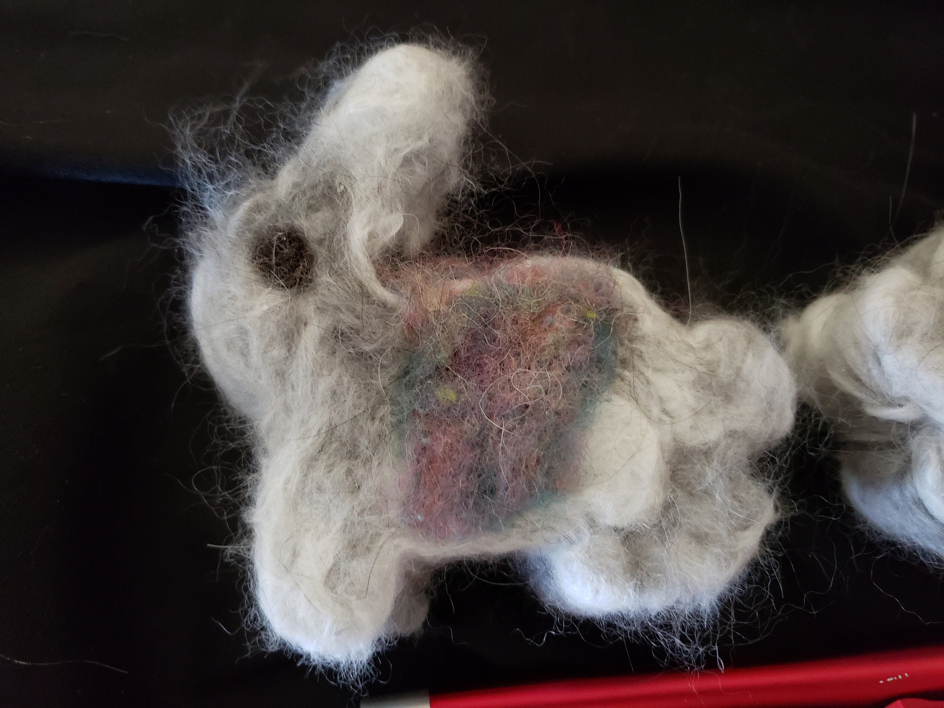 Felted Angora Rabbit Plush: Handmade Soft Toy - Etsy