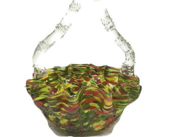 Thorn Glass Basket - Etsy