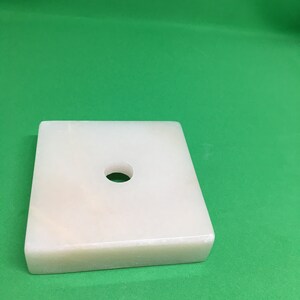 Ivory Vintage Square Marble Lamp or Trophy Base Made in Portugal. - Etsy