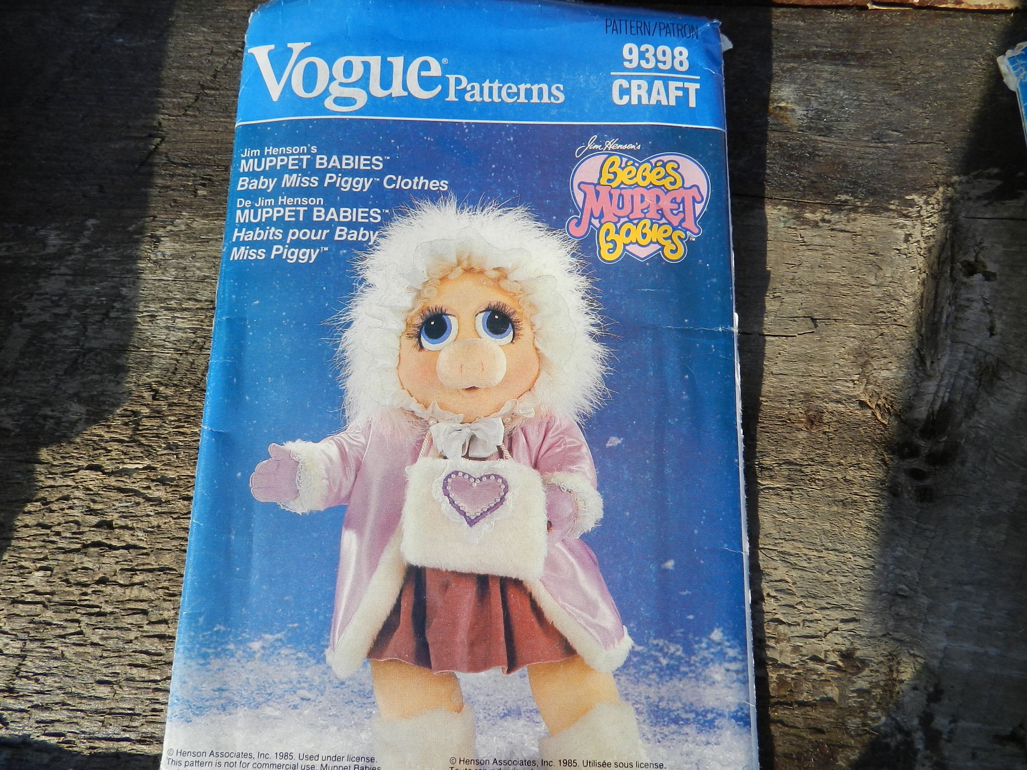 Kits & How To Craft Supplies & Tools Vogue 9398 Jim Henson's Muppet ...