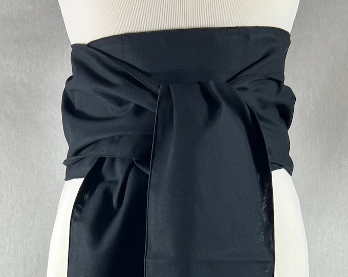 Black Sash, 12 Ft. Long Renaissance Civil War Gothic Victorian ...