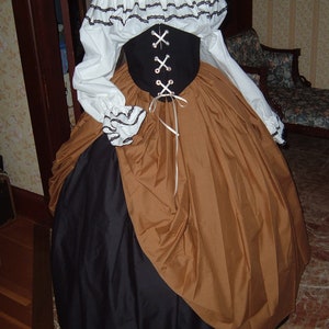 Black Skirt - Pirate Wench Civil War Halloween Costume Long Full SKIRT ...
