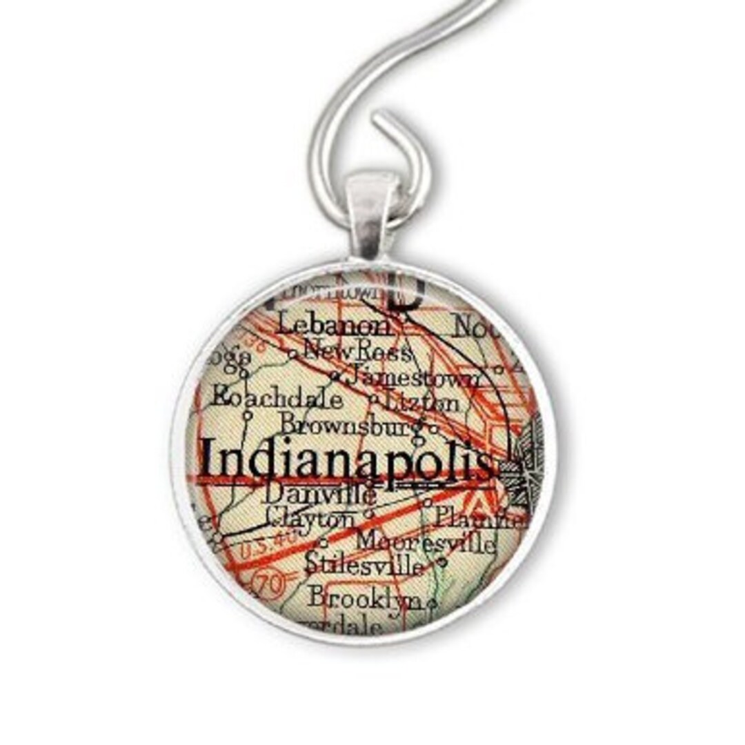 Indiana Ornament, Indianapolis Ornament, Indiana Gift, Indiana ...