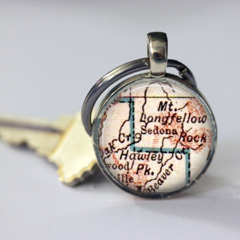 Sedona Arizona Custom Keychains Arizona Key Chain for Women - Etsy