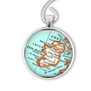 Custom Ireland Keychain, Ireland Map Keychains, Irish Key Chain, Dublin ...