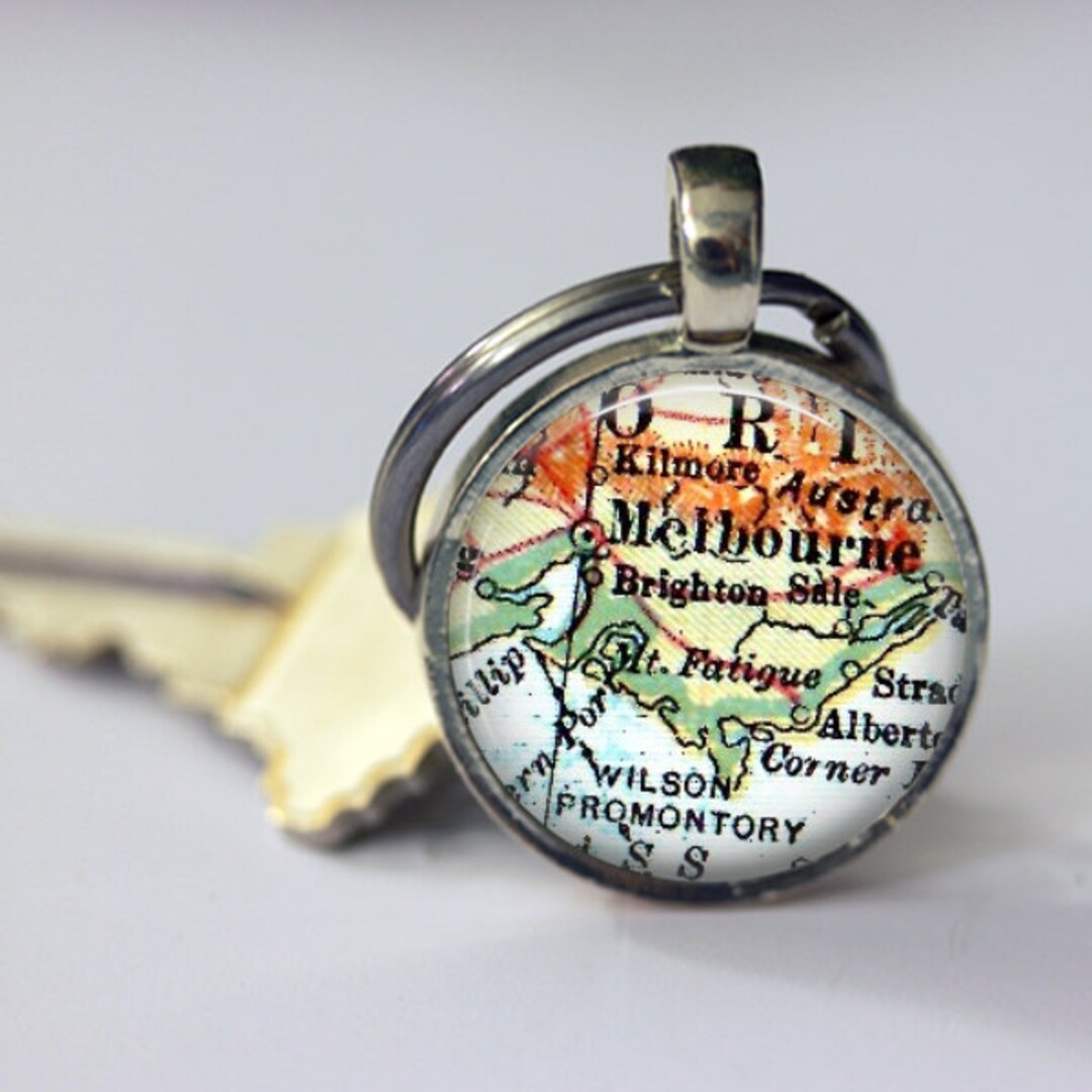 Melbourne Australia Keychain Anniversary, Keychain Couples Gifts ...
