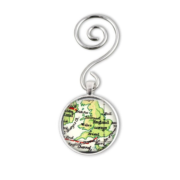 England United Kingdom Map Jewelry England necklace London | Etsy