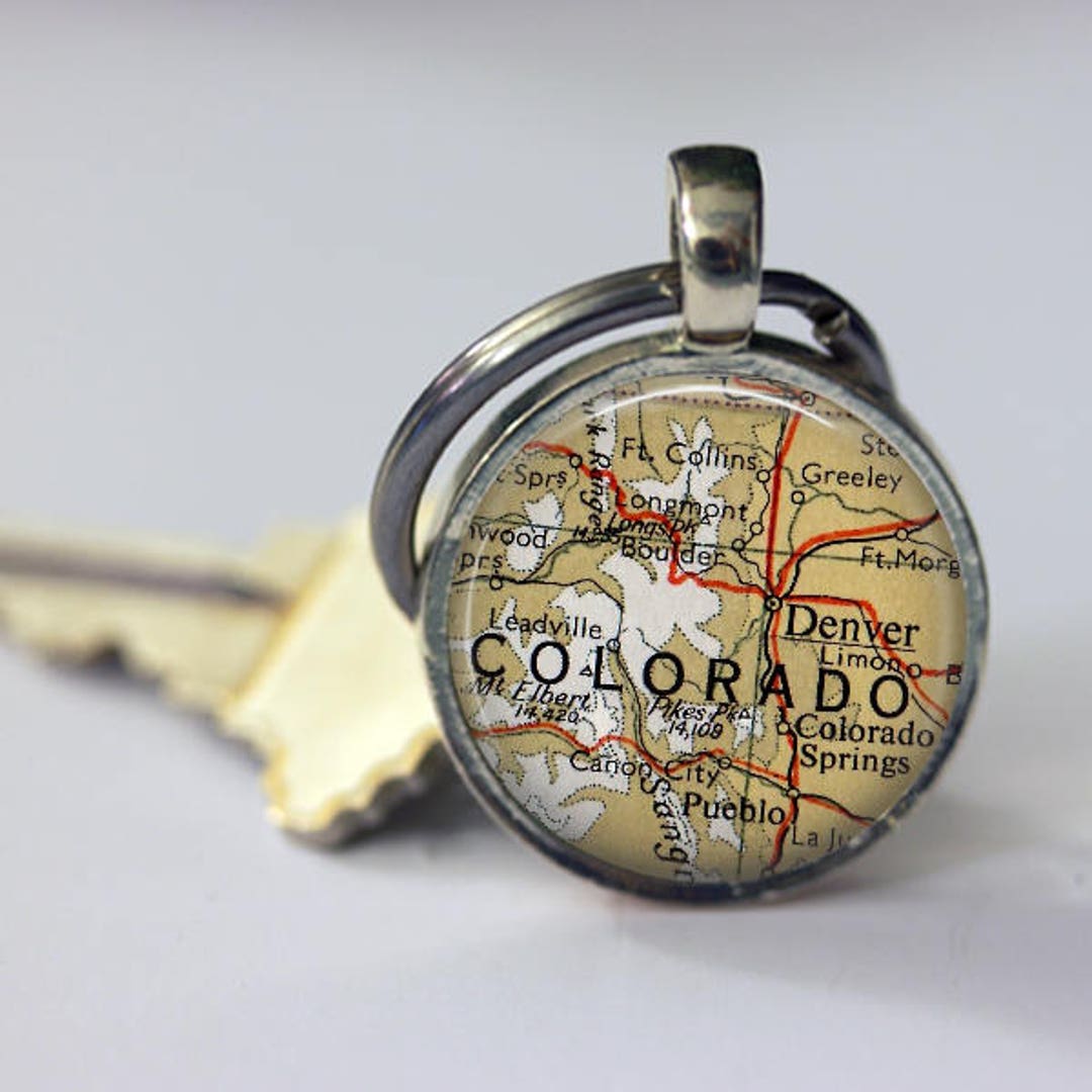 Keychain Colorado, Denver Colorado Keychain, Colorado Springs Keychains ...