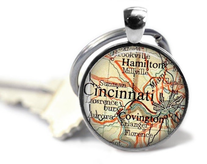 Cincinnati, Ohio Love Wood Key Ring Great Gift Idea Bulk / Wholesale ...