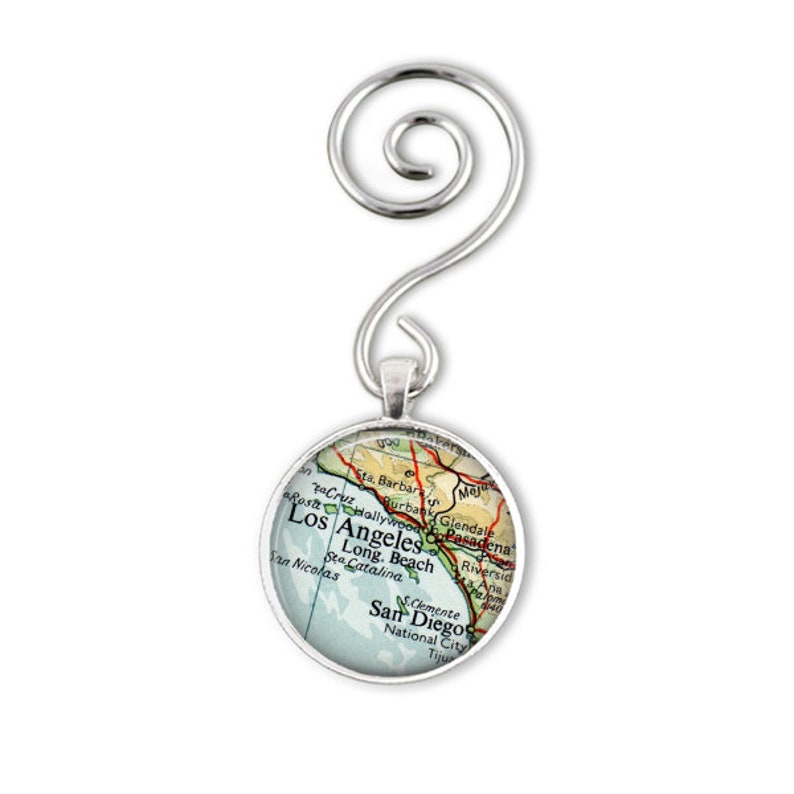 California Map Keychain Unique Gift Idea Key Chain With | Etsy