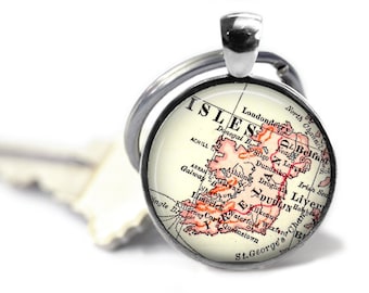 Ireland Map Bottle Opener Key Chain - Etsy