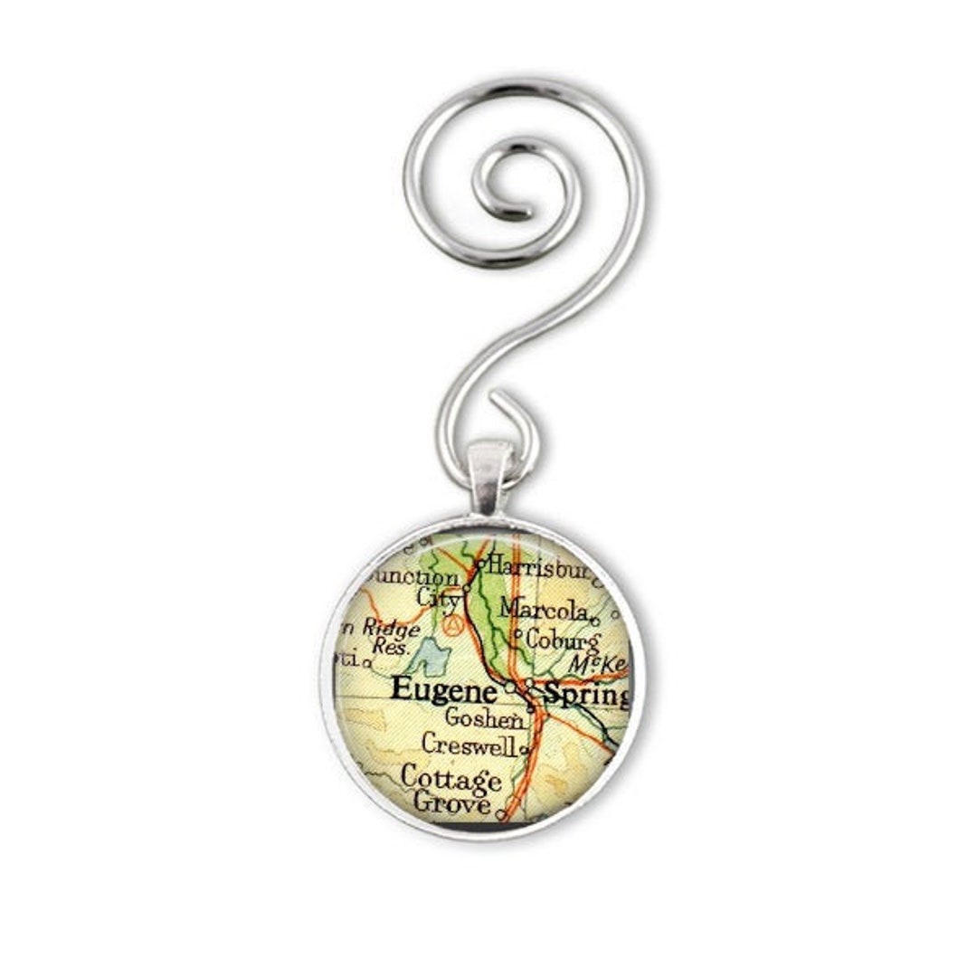 Eugene Ornament, University of Oregon Keychain, College Gift ...