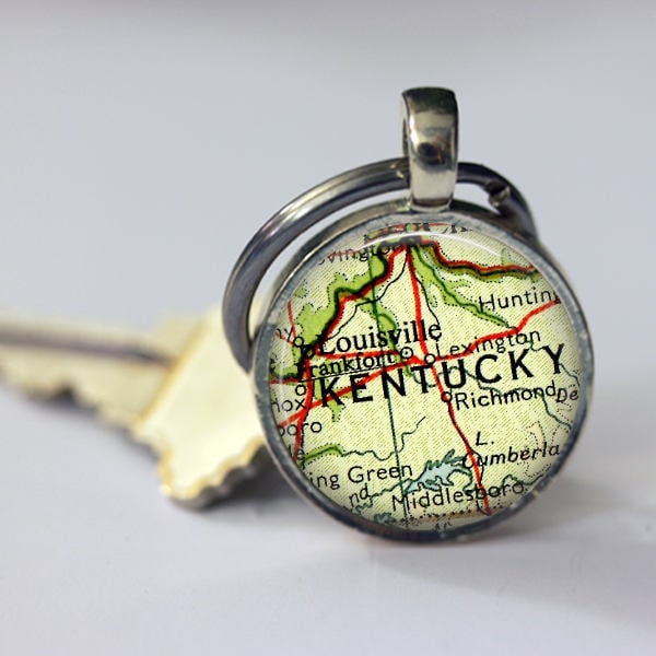 Kentucky Keychain - Etsy