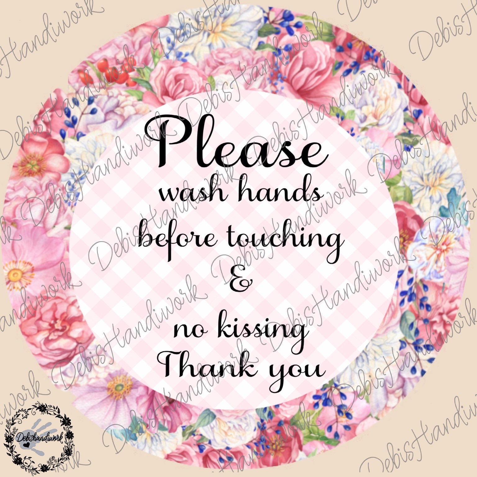 Baby Stroller Sign / Tag Look but Don't Touch Your - Etsy