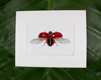 Lady Bug Painting | Etsy