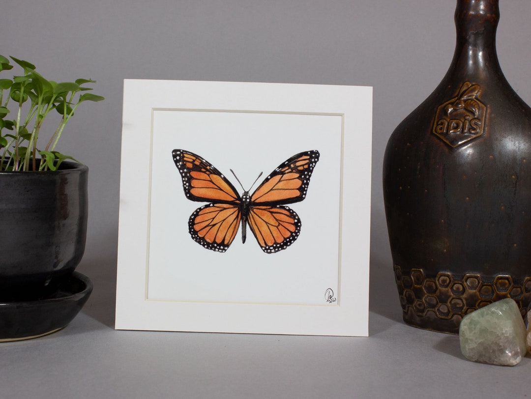 Monarch Butterfly Painting, Texas State Insect, Butterfly Mount Art ...