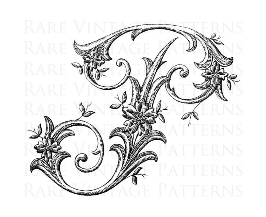 FRENCH ALPHABET #1 STENCIL Large Letter - P -monogram Initial Png ...