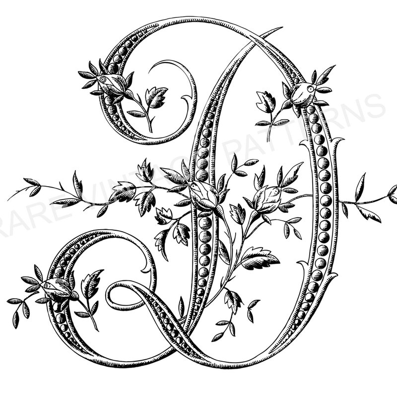 Large Fancy Letter Stencils - Etsy