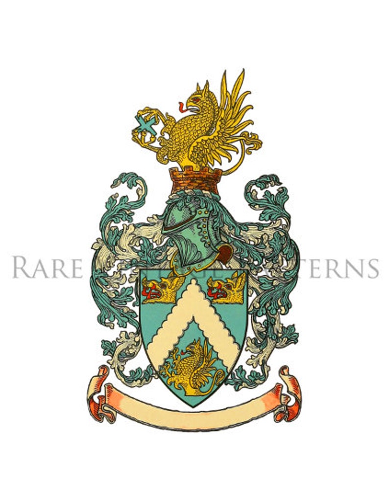 MEDIEVAL COAT of ARMS in Full Color Printable 2x Files Jpg - Etsy Canada
