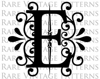 Letter E Monogram - Etsy