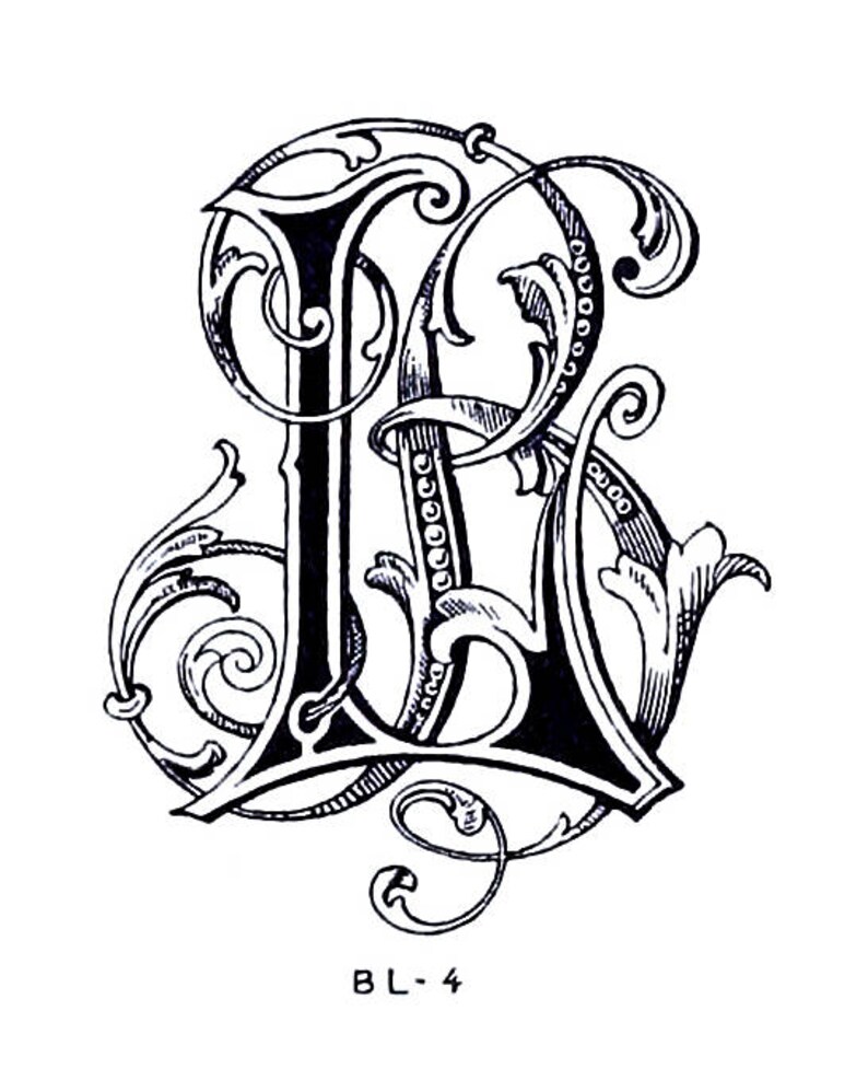 GERMAN MONOGRAMS STENCIL 5x Files Jpg Png Transparent and Reverse ...