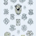 GERMAN MONOGRAMS STENCIL 5x Files Jpg Png Transparent and Reverse ...