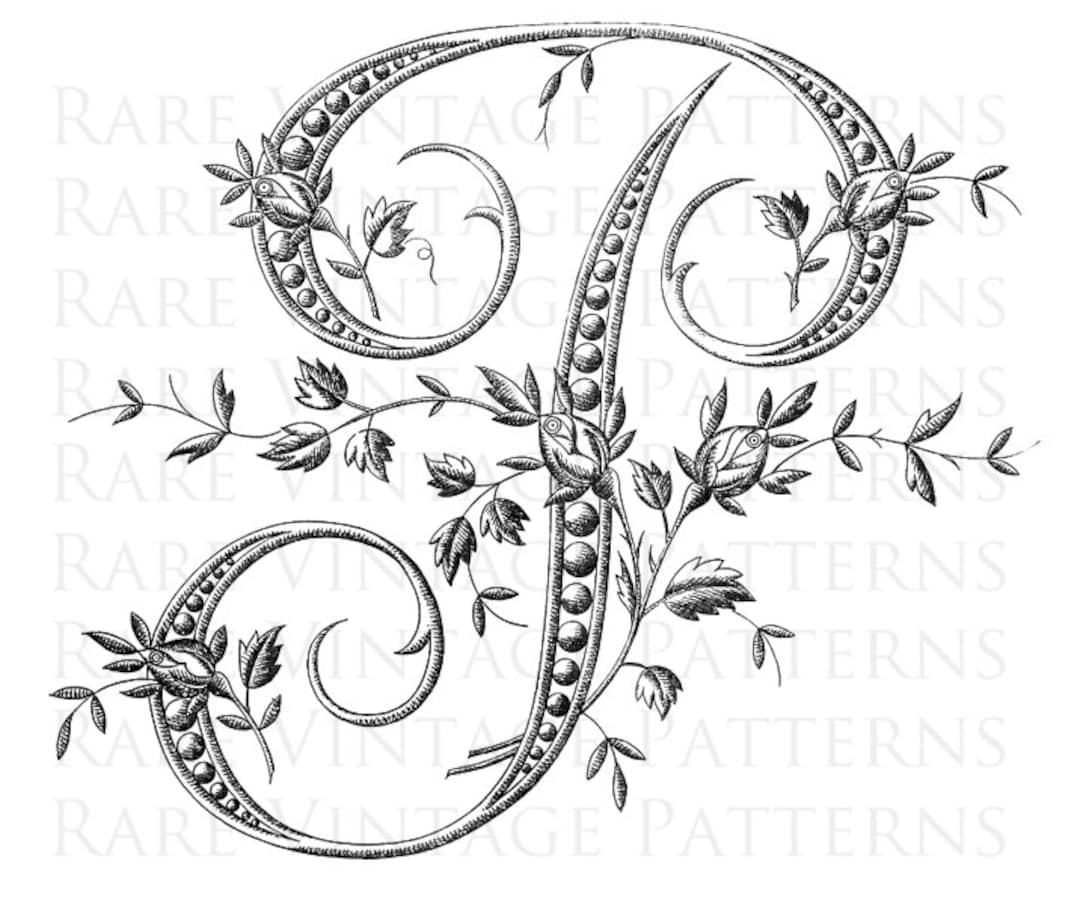 FRENCH ALPHABET STENCIL Large Letter - P - Monogram Initial Png ...
