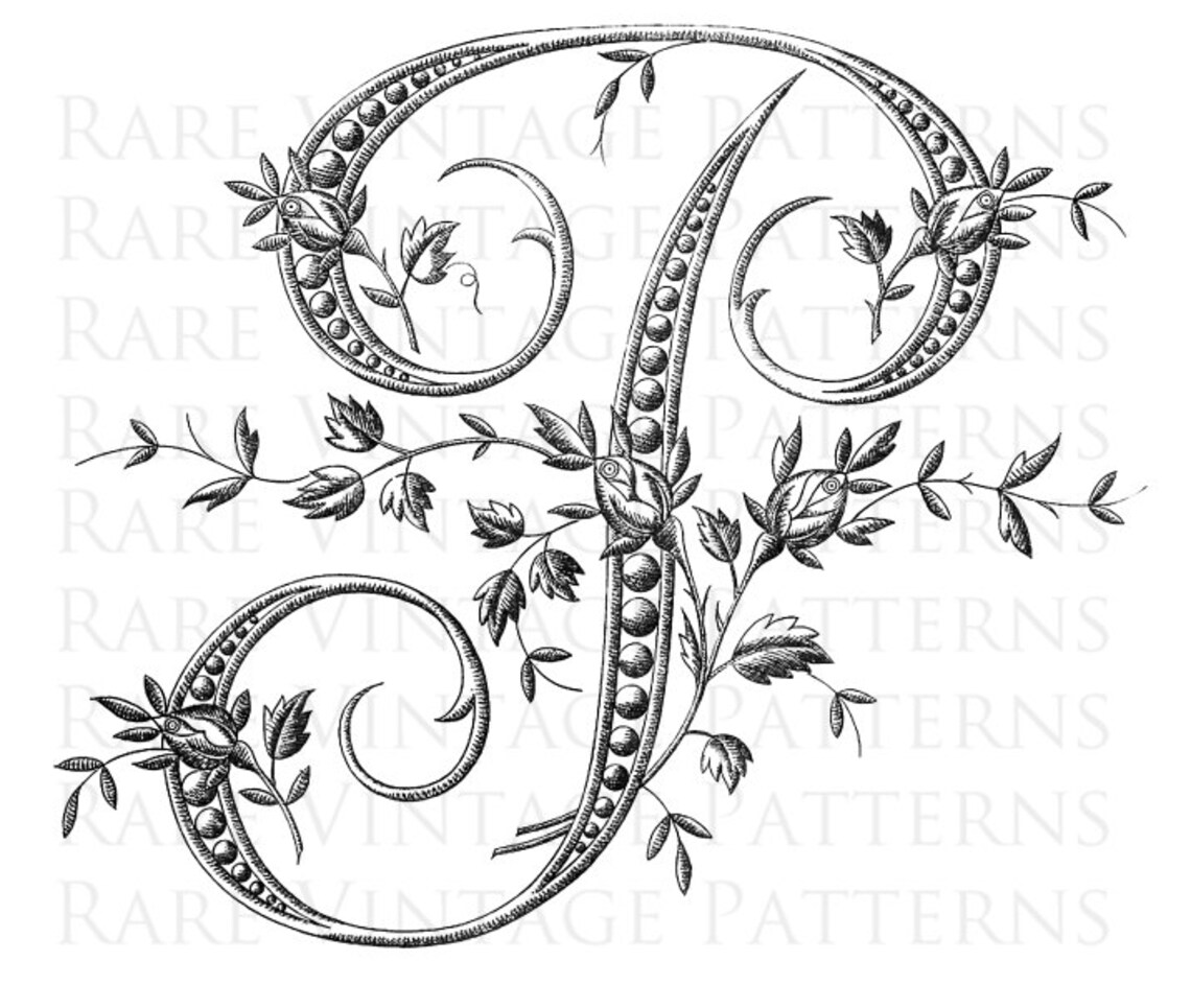 FRENCH ALPHABET STENCIL Large Letter - P - Monogram Initial Png ...