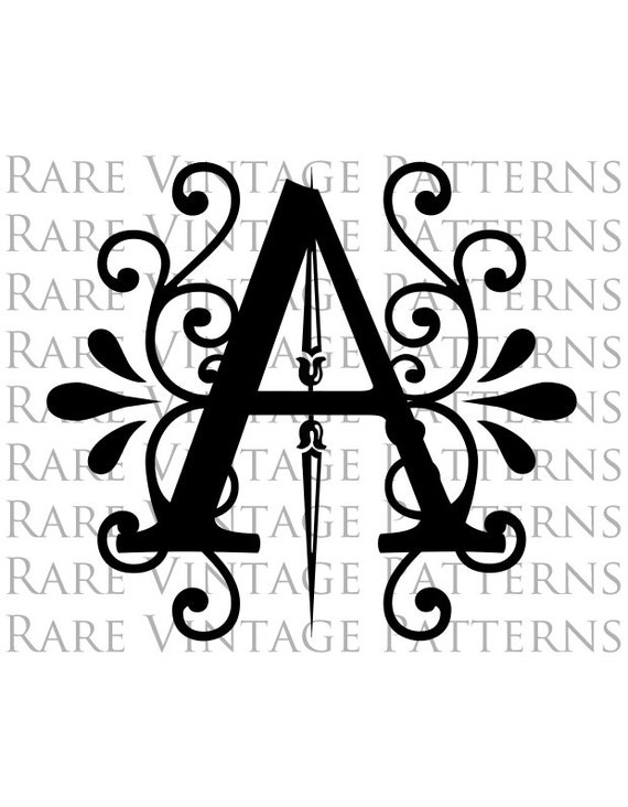 Fancy Letter S Stencil