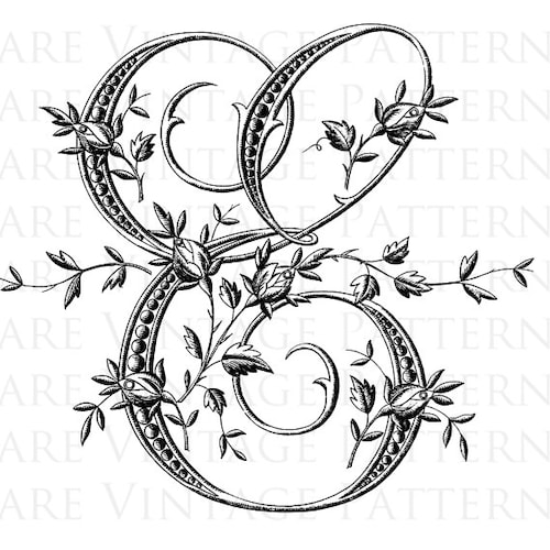 FRENCH ALPHABET STENCIL Large Letter K Monogram Initial - Etsy