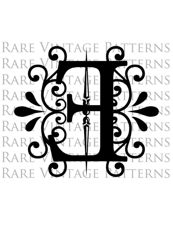 Big Letter E Stencil