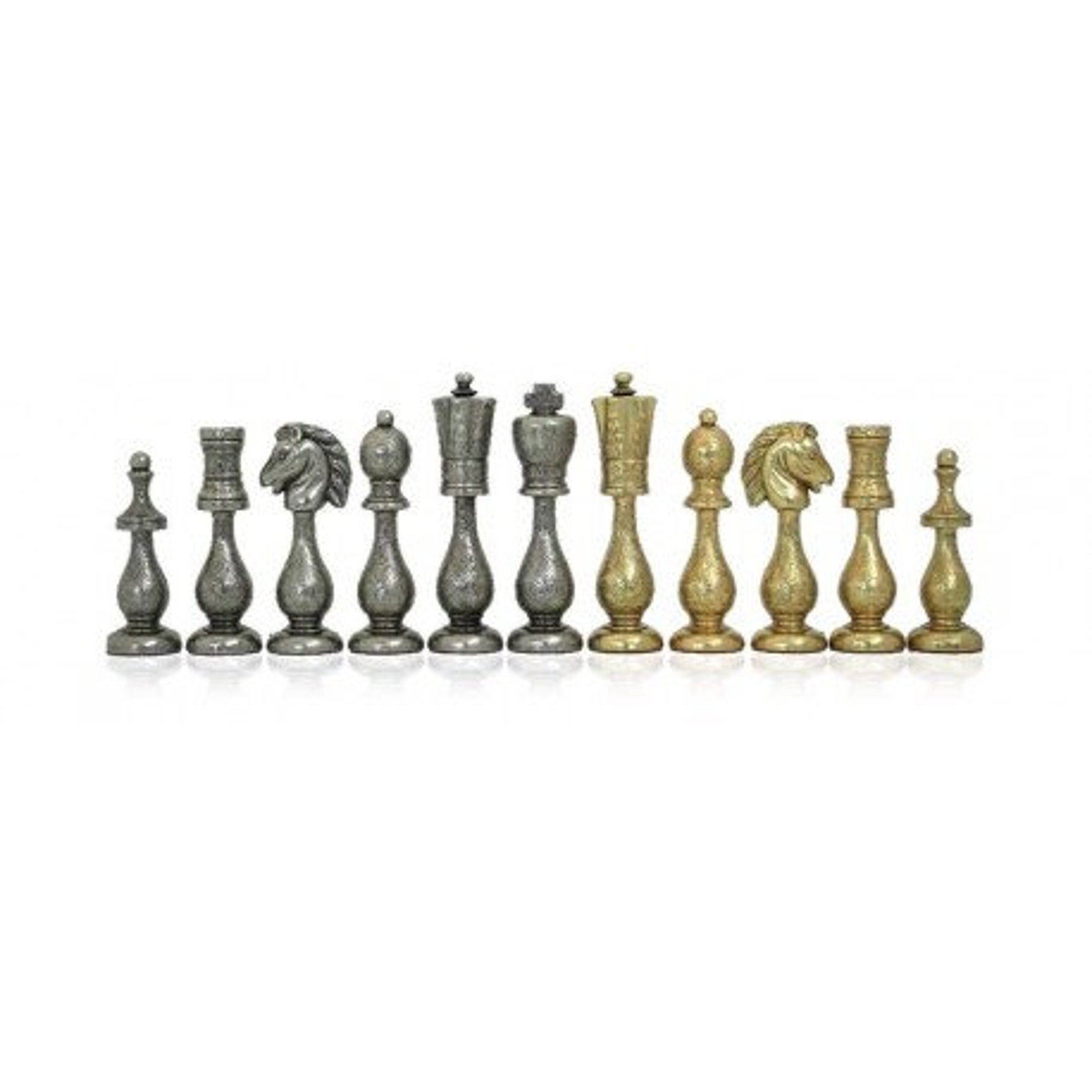 Arabic Style Metal Chess Set With Leatherette Chessboard CHECKER SET - Etsy