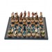 SAMURAI: Handpainted Chess Set With Leatherlike Chess Board - Etsy