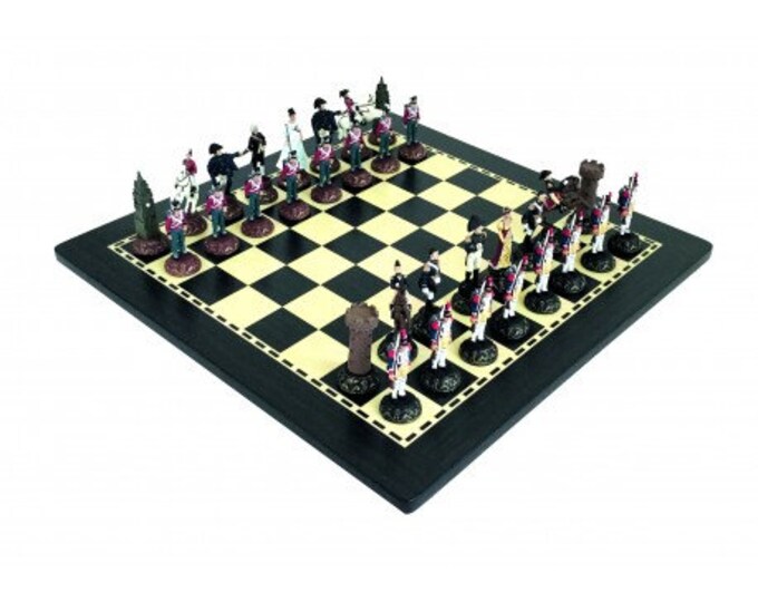 Chess Battle of Borodino, Italian Chess, Wooden Chess, Chess Set, Chess ...