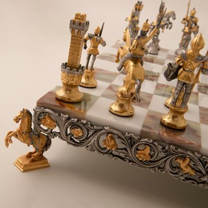 CARLO MAGNO - Emperor of the Holy Roman Empire: Chess Set Finished in ...