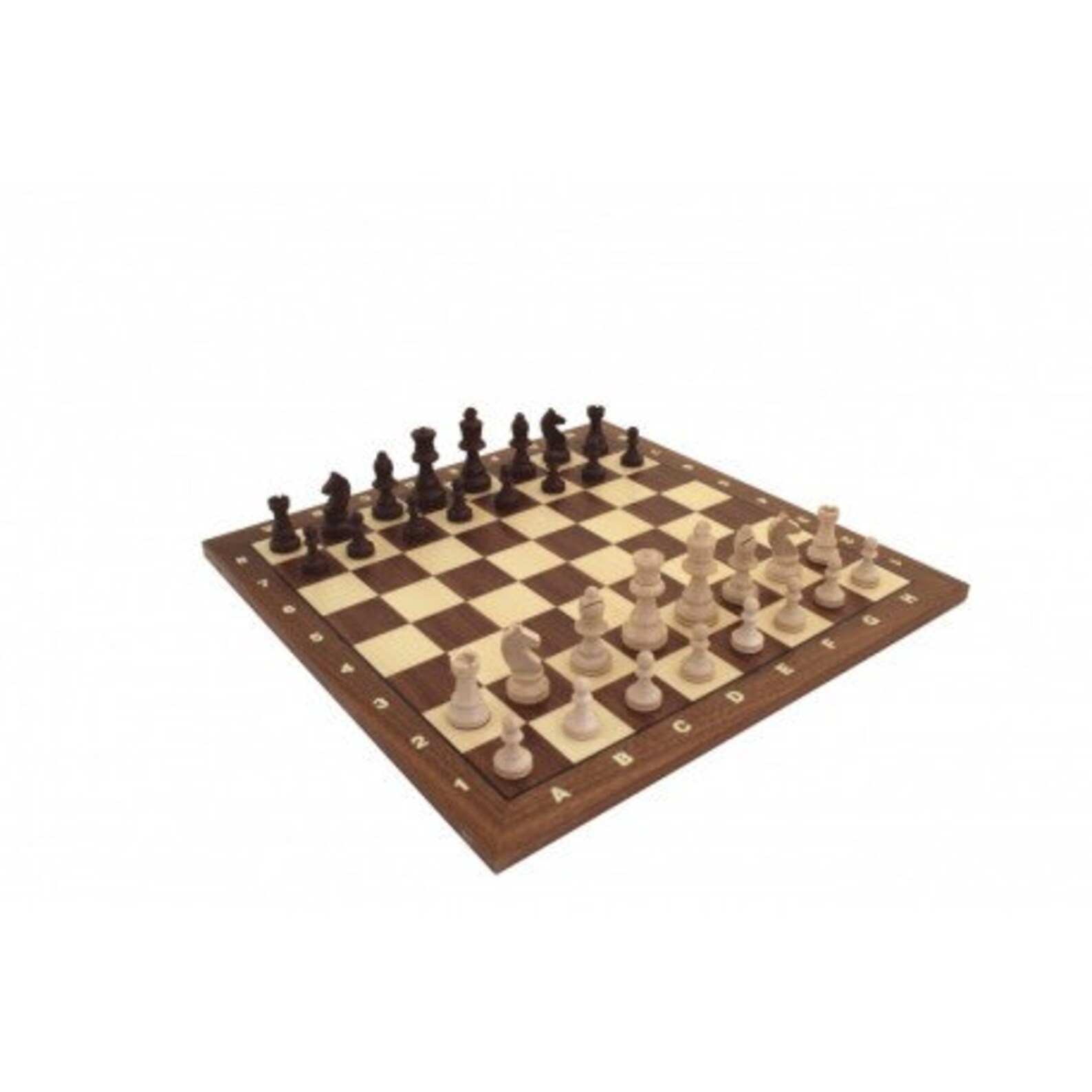 Wooden Chess & Chessboard Made From Walnut/maplewith Letters and ...
