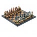 SAMURAI: Handpainted Chess Set With Leatherlike Chess Board - Etsy