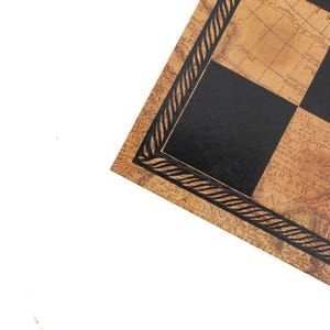 Arabic Style Wood & Metal Chess Set With Unique Chessboard - Etsy