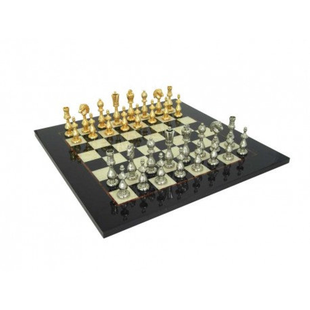 Arabic Style GOLD Plated Chess Set With Briar Erable - Etsy