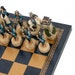 SAMURAI: Handpainted Chess Set With Leatherlike Chess Board - Etsy