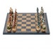 SAMURAI: Handpainted Chess Set With Leatherlike Chess Board - Etsy