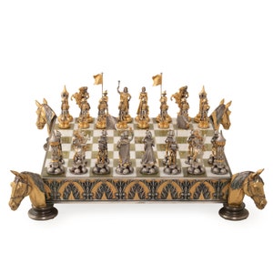 Napoleon: Ultra Luxurious 24k Gold Limited Edition Chess Set - Etsy