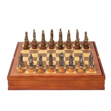 Unique MEDIEVAL Chess Set With Wooden Chess Board/box - Etsy