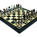 ZOMBIES: Handpainted Chess Set With Leatherlike Chess Board - Etsy