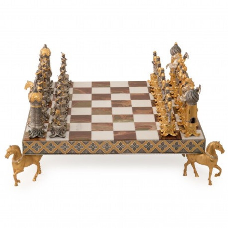 Cossacks Vs Mongols: Ultra Luxurious Limited Edition Chess Set - Etsy