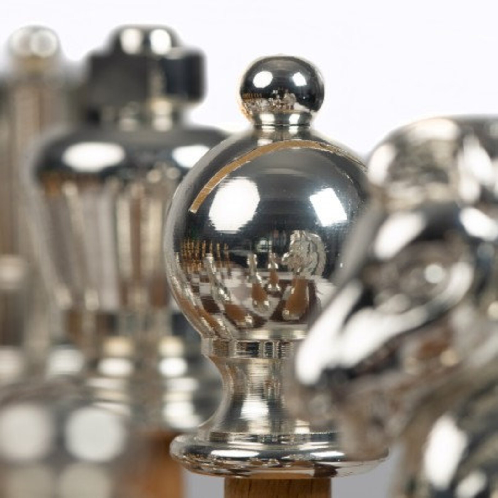 Solid Gold & Silver Chess Set With Luxurious Wood-alabaster - Etsy