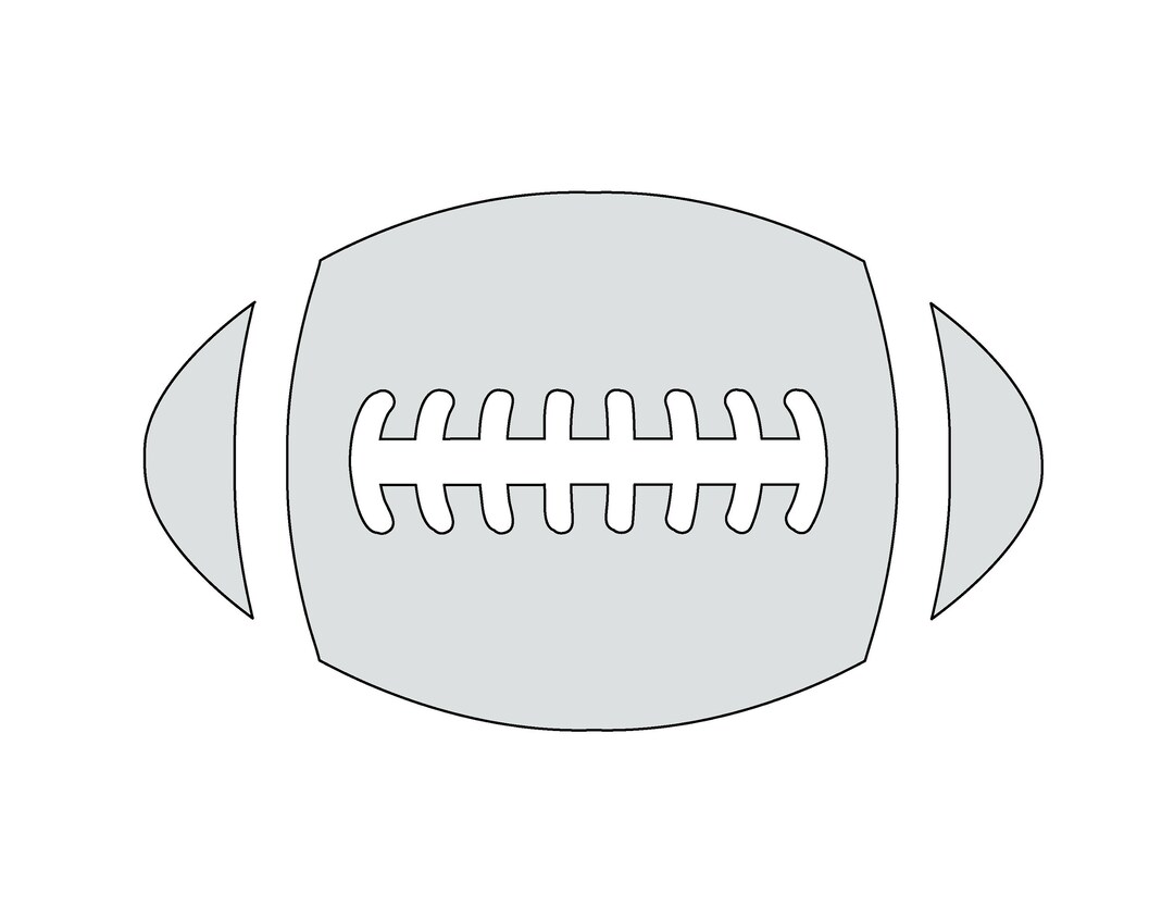 10" W X 6" H String Art Football Pattern / Template - Sports - Etsy
