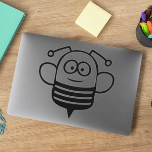 Funny Cartoon Bee Sticker-vinyl Wall Sticker-car Sticker Decal-car ...