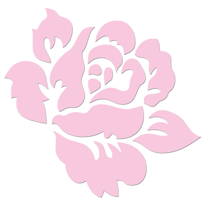 Iron on Decal English Rose. HTV Decal. Do It Yourself Easy to | Etsy